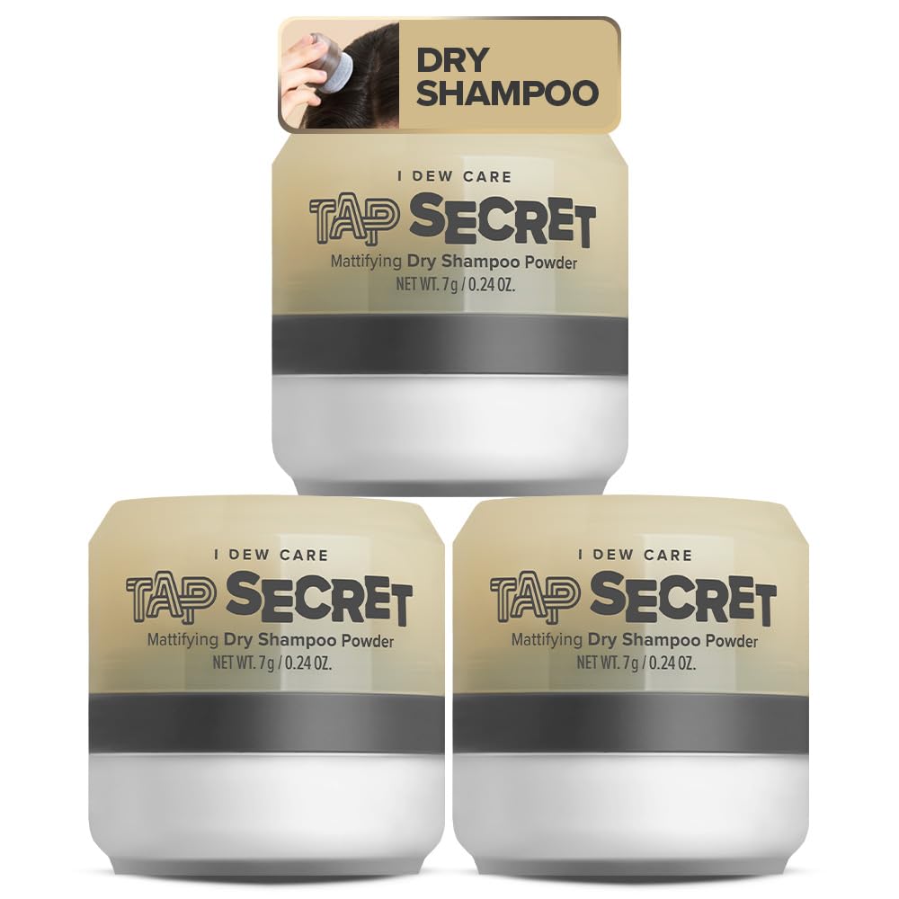 I DEW CARE | Tap Secret Trio | Mattifying Dry Shampoo Powder