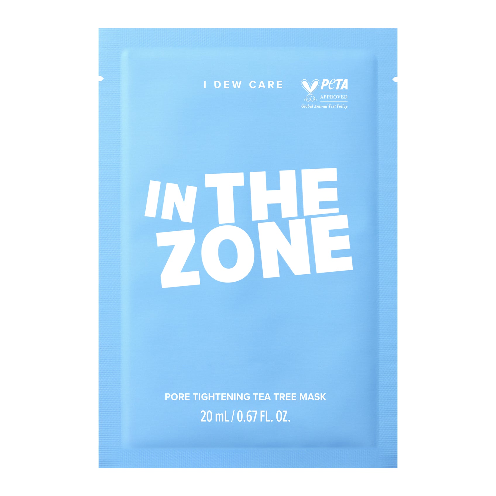 I DEW CARE | In The Zone Sheet Mask | Soothing Chamomile Flower Mask