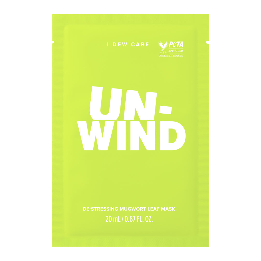 Un-Wind Sheet Mask – I DEW CARE