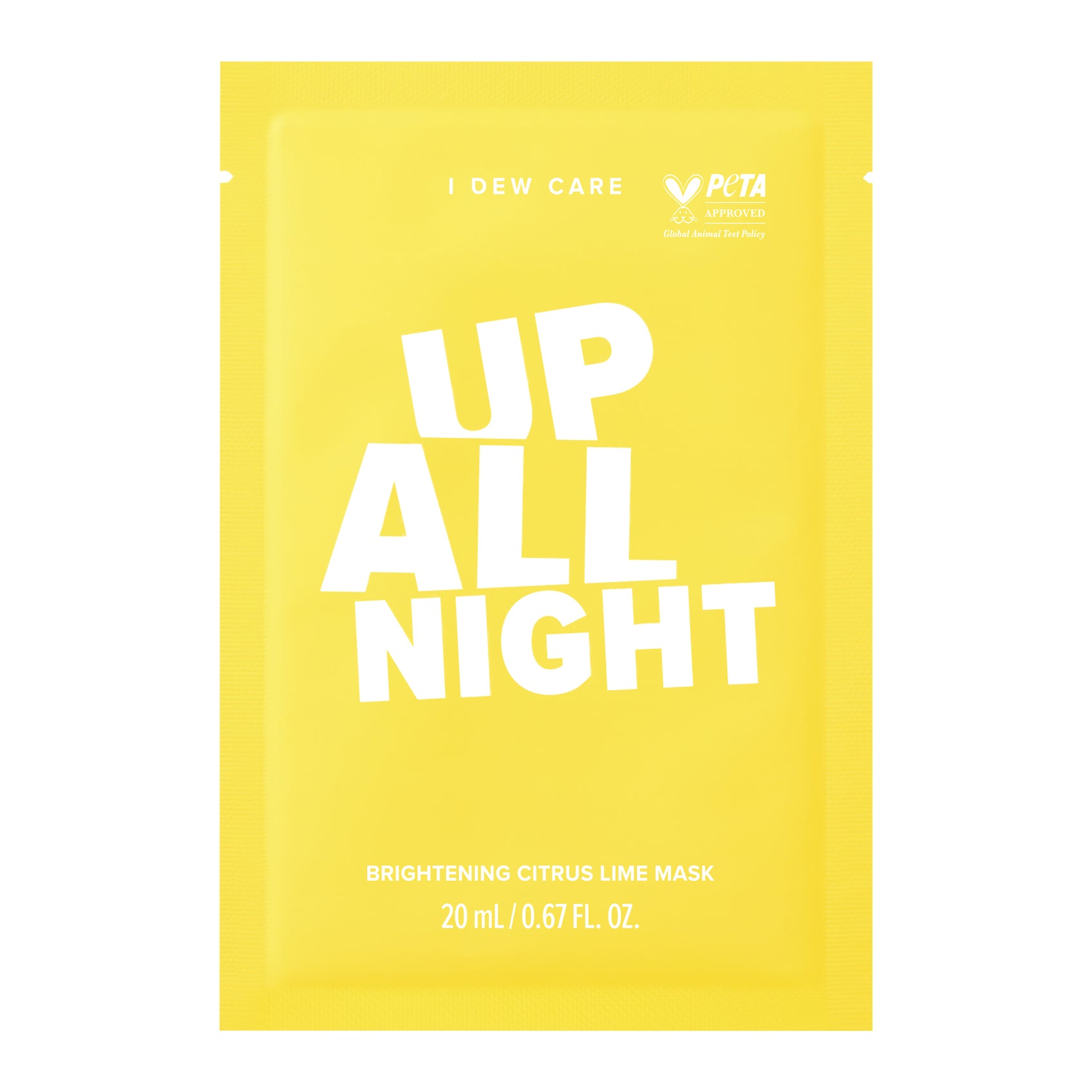 Up All Night Sheet Mask – I DEW CARE