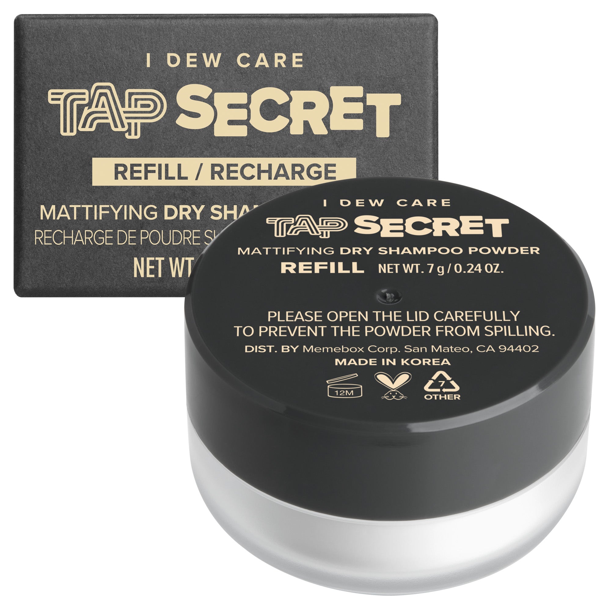 I DEW CARE | Tap Secret Refill | Mattifying Dry Shampoo Powder