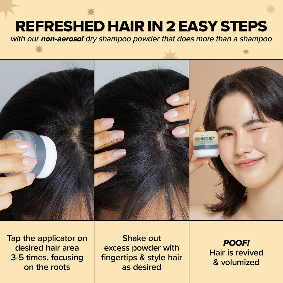 I DEW CARE Tap Secret | Mattifying Dry Shampoo Powder