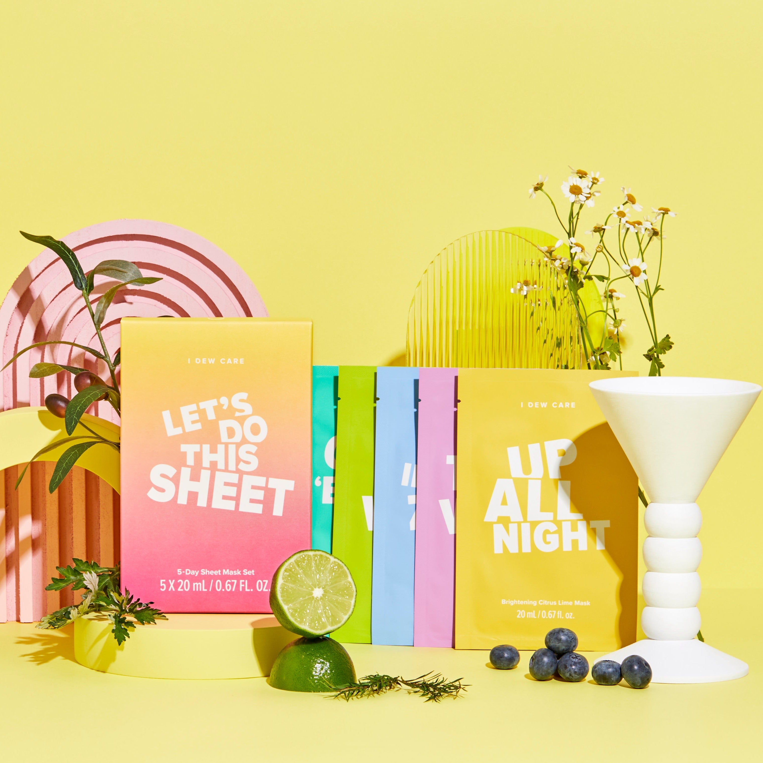 I DEW CARE Let's Do This Sheet | 5-Day Korean Sheet Mask Set